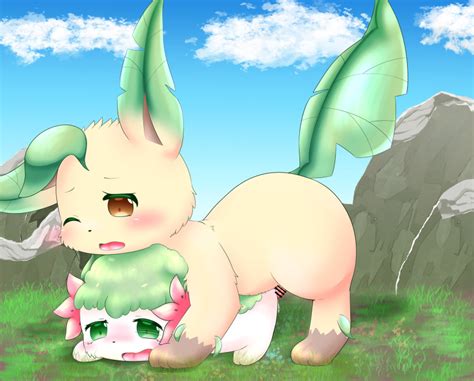 Rule 34 Blush Censored Duo Eeveelution Female Feral Genitals Grass Hi