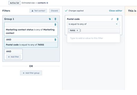 Solved Hubspot Community Create A List Filter For Marketing Contacts
