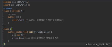 Java中访问修饰符的作用范围java的访问修饰符的作用范围 Csdn博客
