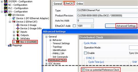 Setup Device Ethercat
