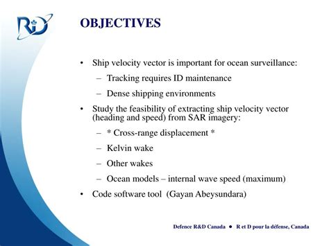Ppt The Estimation Of Ship Velocity From A Sar Image Powerpoint Presentation Id 4045225