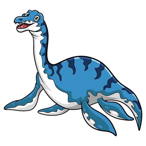 Dinosaurs Types Stock Vector Illustration Of Plesiosaurus🈸 Explore O