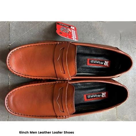 Plain Formal Wear Brown Men Leather Loafer Shoes At Rs 350pair In
