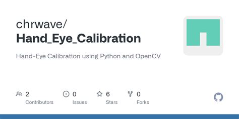 Github Chrwavehandeyecalibration Hand Eye Calibration Using Python And Opencv