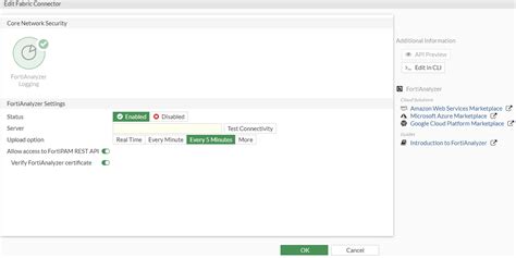 Fortianalyzer Logging Fortipam 1 7 0 Fortinet Document Library