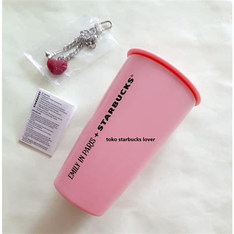 Jual Starbucks Tumbler Stainless Steel Emily In Paris Tall Pink Cup Shopee Indonesia