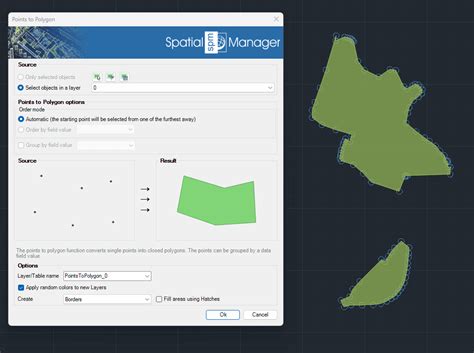 Spatial Manager For Autocad Polygon Tools