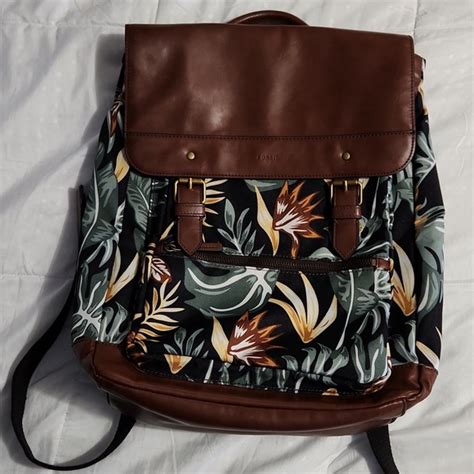Fossil Other Euc Fossil Weston Style Unisex Backpack Poshmark
