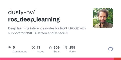 Github Dusty Nvrosdeeplearning Deep Learning Inference Nodes For Ros Ros2 With Support