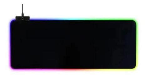 Mouse Pad Gamer Iluminado Led Rgb Grande Cm Por Mousepad Gamer Led Em Volta