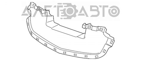 22995190 General Motors защита радиатора нижняя