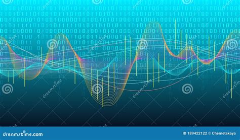 Futuristic Dashboard Of Business Analytics Information Digital Graphics On Blue Background