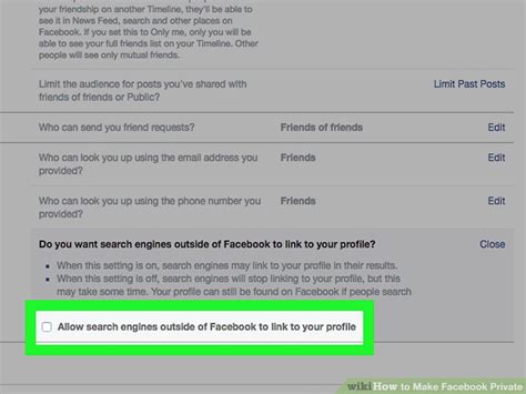 4 Ways To Make Facebook Private WikiHow
