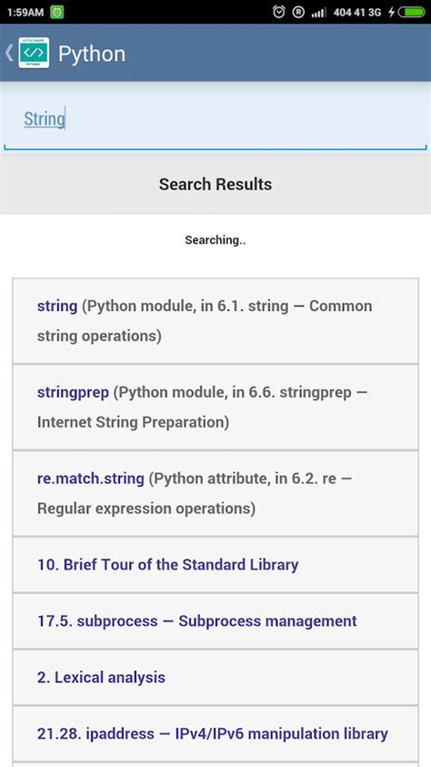 Python Documentation Android Apps On Google Play
