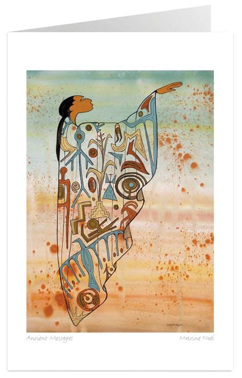 Ancient Messages 9 X 6 Art Card Indigenous Collection