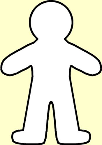 Blank Person Outline Clipart Best