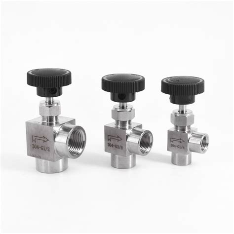 1 8 1 4 3 8 1 2 Bsp Npt Female Angle Needle Va Grandado