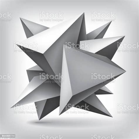 볼륨 기하학적 모양 3d 크리스탈 추상화 낮은 다각형 개체 벡터 디자인 양식 0명에 대한 스톡 벡터 아트 및 기타 이미지 0명 3차원 형태 개념과 주제 Istock