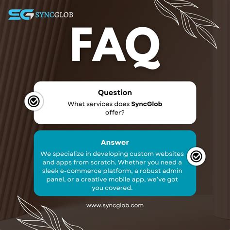 Syncglob Private Limited On Linkedin Syncglob Faq Webdevelopment