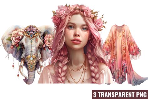 Watercolor Western Boho Clipart Graphic By Craftart · Creative Fabrica