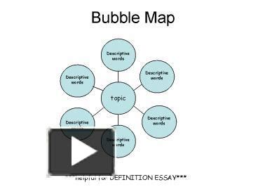 PPT Bubble Map PowerPoint Presentation Free To Download Id