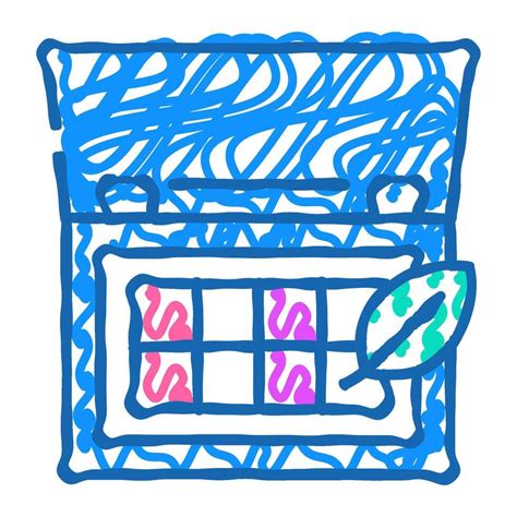 Organic Makeup Palette Icon Doodle Illustration 49833470 Vector Art At