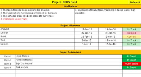 Software Testing Weekly Status Report Template 2 Professional