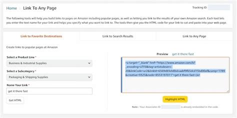 How To Get Affiliate Links From Amazon
