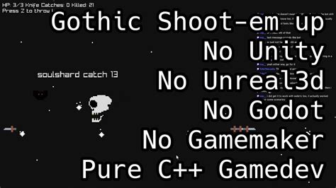 Raylib Gamedev In C Gothic Shmup Sandbox Lets Go Gamedev Programming Coding Linux