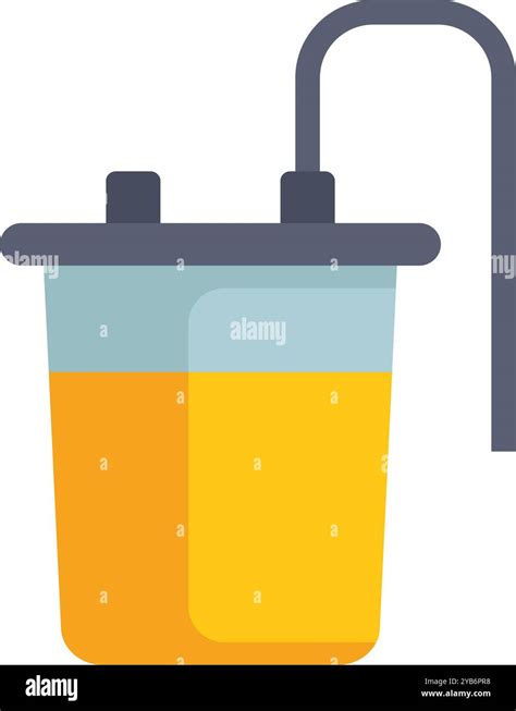 Electroplating Tank Icon Illustrating Electrolysis Process For