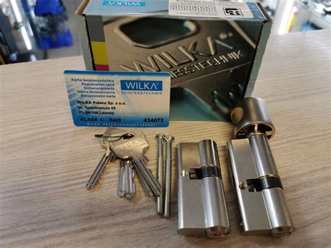 Wilka wkładki Antywłamaniowe do zamka CERTYFIKAT 13552208654