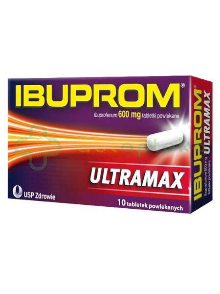 Ibuprom Ultramax 600 Mg 10 Tabletek W Apteka Internetowa ABCapteka Pl