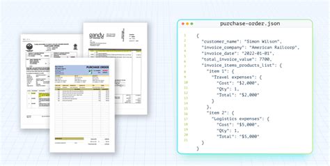 Purchase Order Ocr Extract Data From Purchase Order