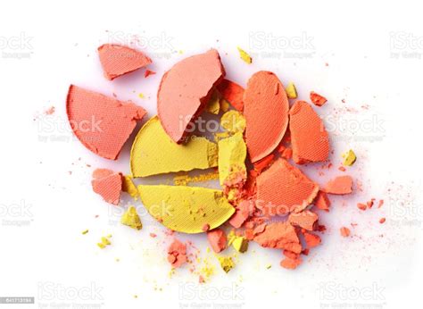 화장품 샘플로 메이크업을 위한 오렌지와 옐로우 추락 아이섀도우 0명에 대한 스톡 사진 및 기타 이미지 0명 개인 장식품 개체 그룹 Istock