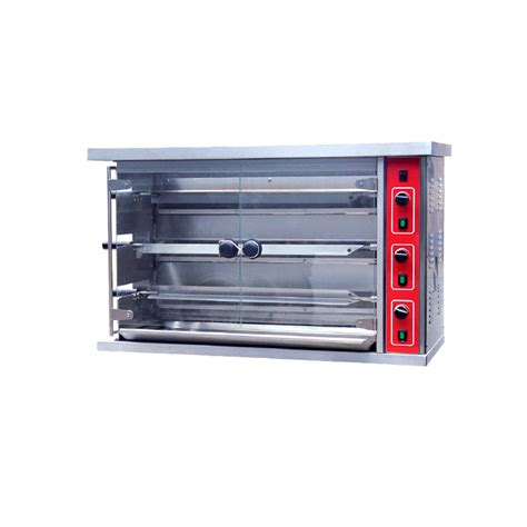 Rostizador A Gas Para 15 A 18 Pollos Horizontal