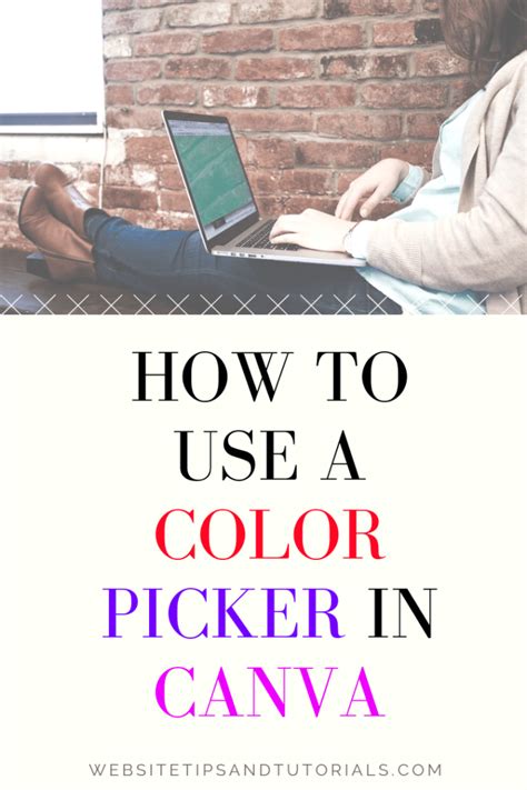 how to use a color picker in canva website tips and tutorials