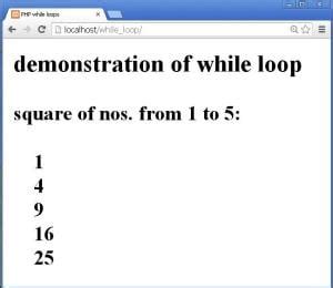 Php While Loops