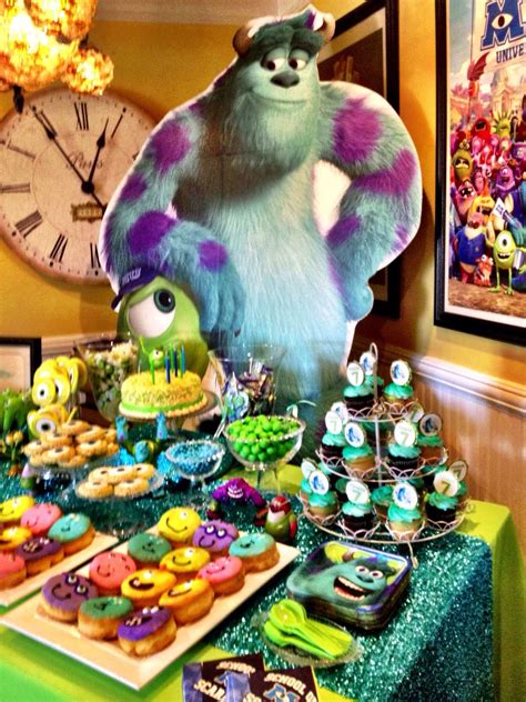 Monsters University Birthday Party Food Ideas The Best Monsters Inc