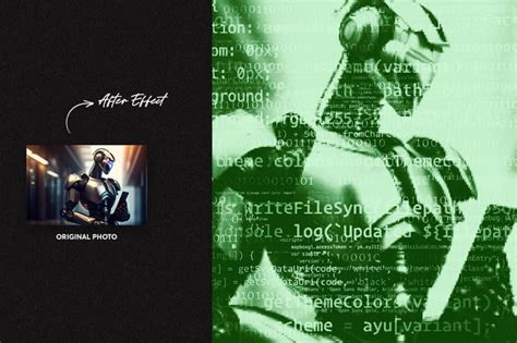 Programming Code Screen Square And Poster Effect Layer Styles