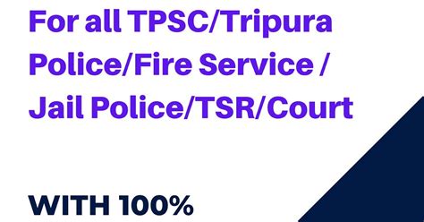 Previous Year Question Paper For Tripura Police Fire Service And Jail