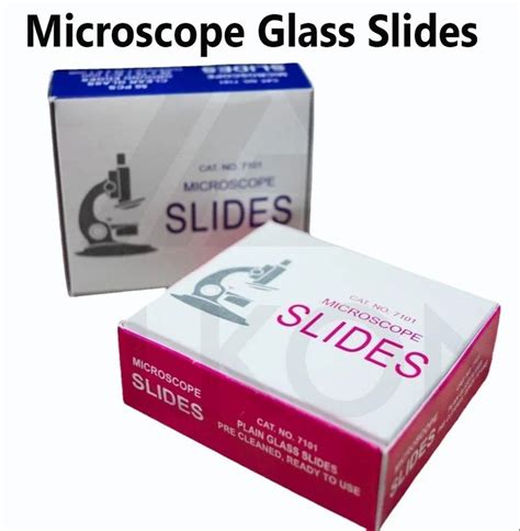 75 Mm X 25 Mm X 10 Mm Microscope Glass Slides For Chemical Laboratory