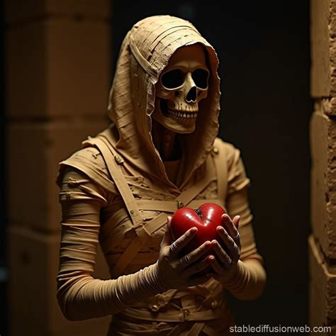 Egyptian Mummy In Crypt Stable Diffusion Online