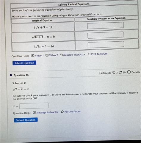 Solved Question Simplifying Expressions With Rational Chegg
