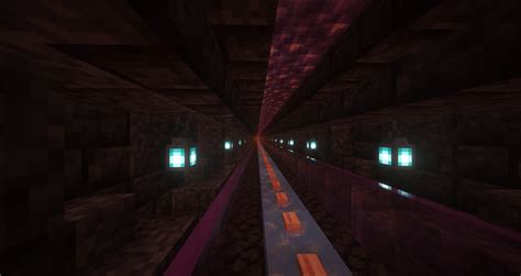 The Nether Highway In My Survival World Rminecraftbuilds