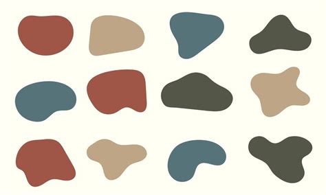 Premium Vector Abstract Organic Shape Modern Blotch Shape Liquid