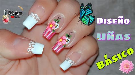 Decoración de uñas Básico para principiantes paso a paso sencillo y