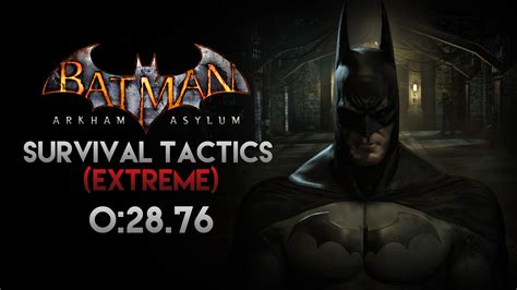 Batman Arkham Asylum Speedrunning All Predator Challenge Maps Non