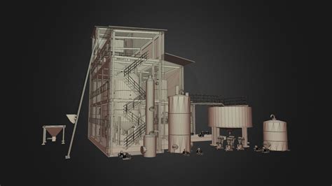Neutralization Unit Plant Cacl2 3d Model By Abdulla3d 337b72a