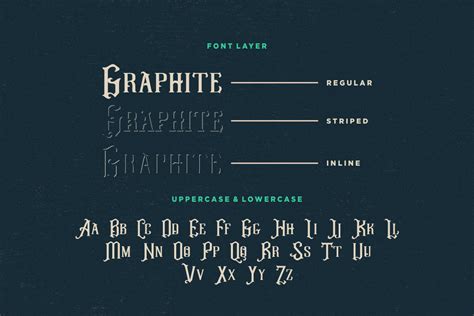 Graphite Font Svg Dxf Otf Ttf Fonts Procreate Fonts Etsy Canada