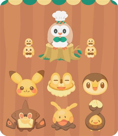 Rowlet Pikachu Froakie Piplup Rotom Goomy And Budew Pokemon